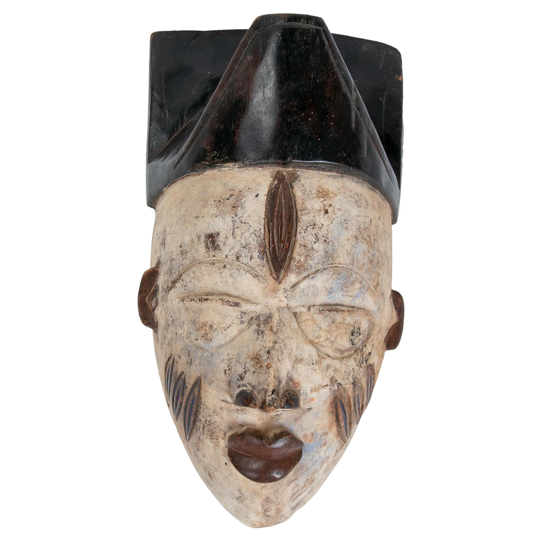Central African Songye Tribe Wooden Kifwebe Mask at 1stDibs