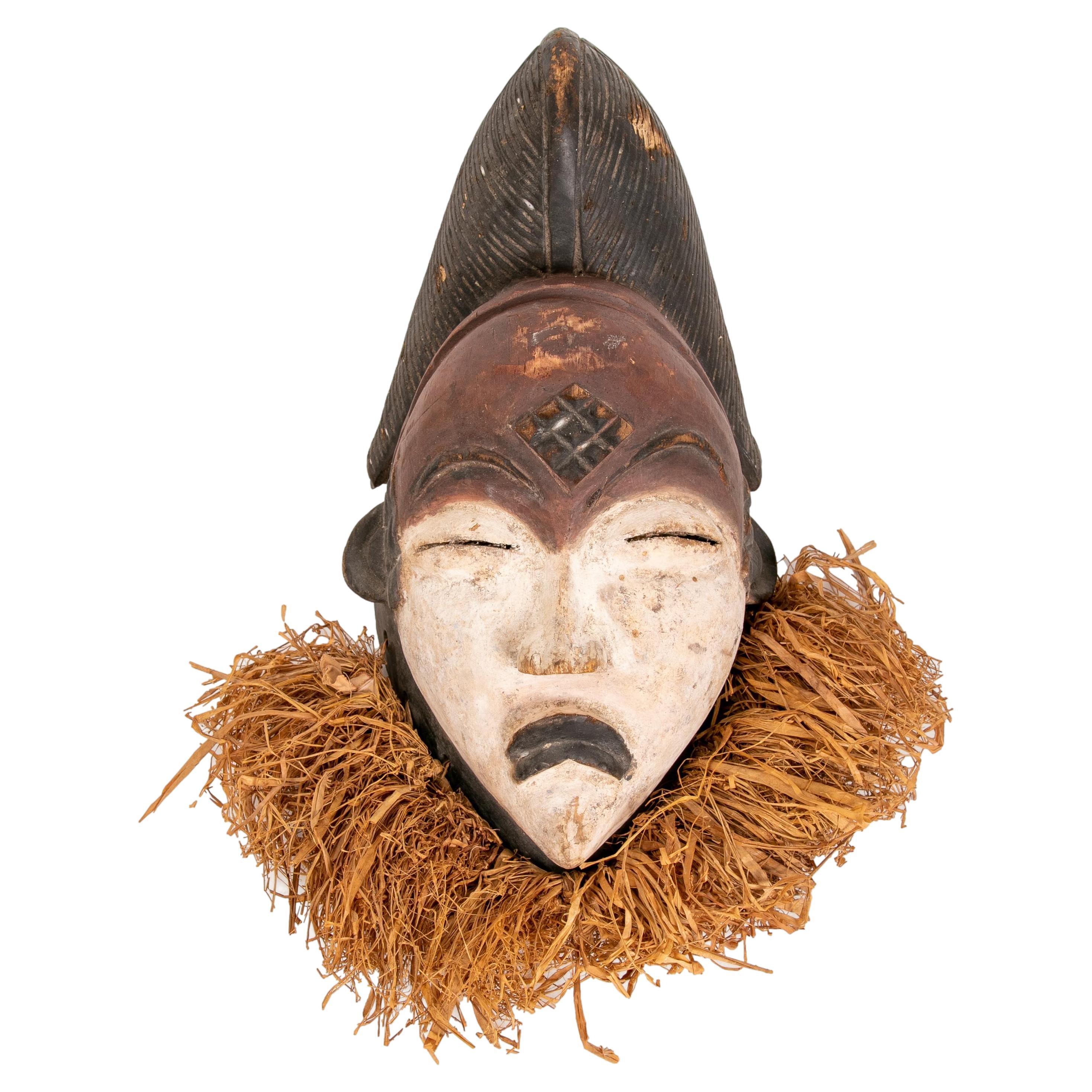 Central African Songye Tribe Wooden Kifwebe Mask at 1stDibs