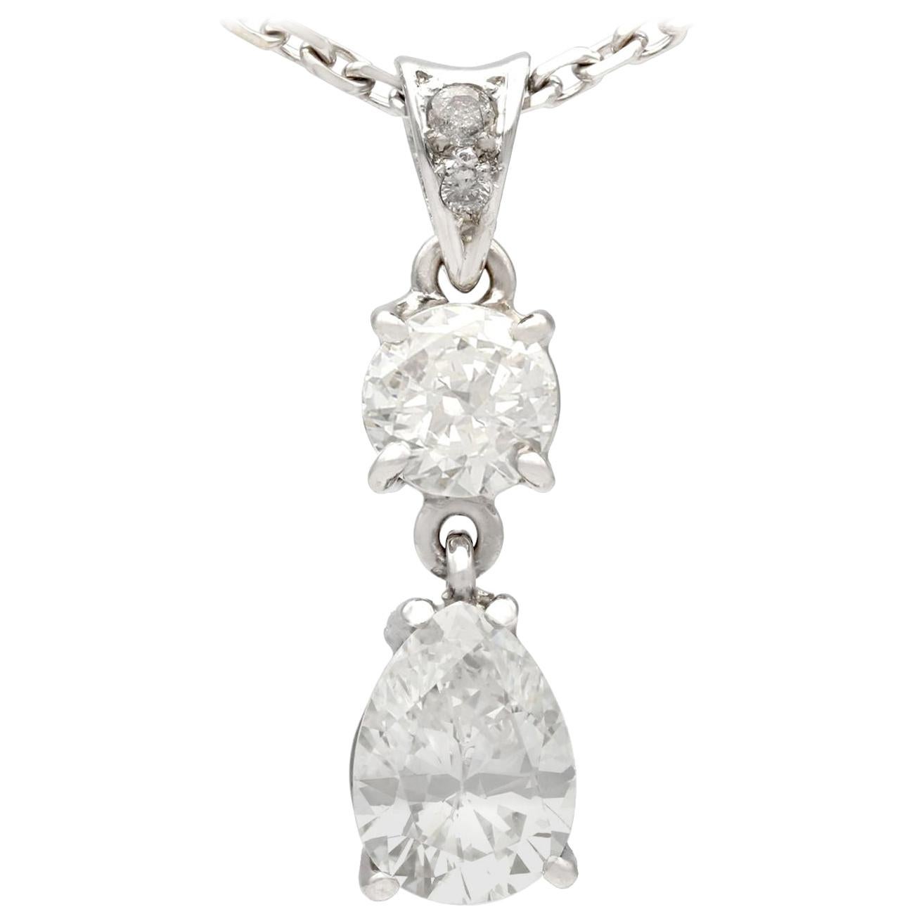 Captivating Diamond Spider Pendant in White and Rose Gold For Sale at ...