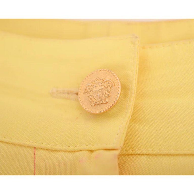 1990's Gianni Versace Couture Runway Pastel Baroque Pattern Trousers ...