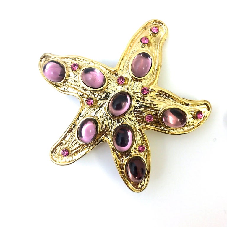 1990s Gianni Versace starfish clip on earrings at 1stDibs | versace ...