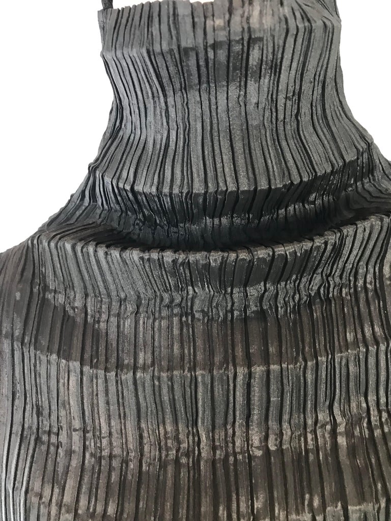 1990s Issey Miyake Pleated Dress For Sale at 1stDibs
