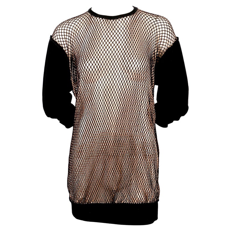 2013 JEAN PAUL GAULTIER double layered fishnet RUNWAY tunic For Sale at ...