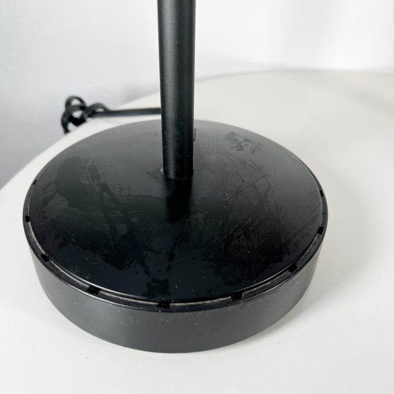 1990s Knoll Telescopic Table Lamps Black and White by John Rizzi and ...