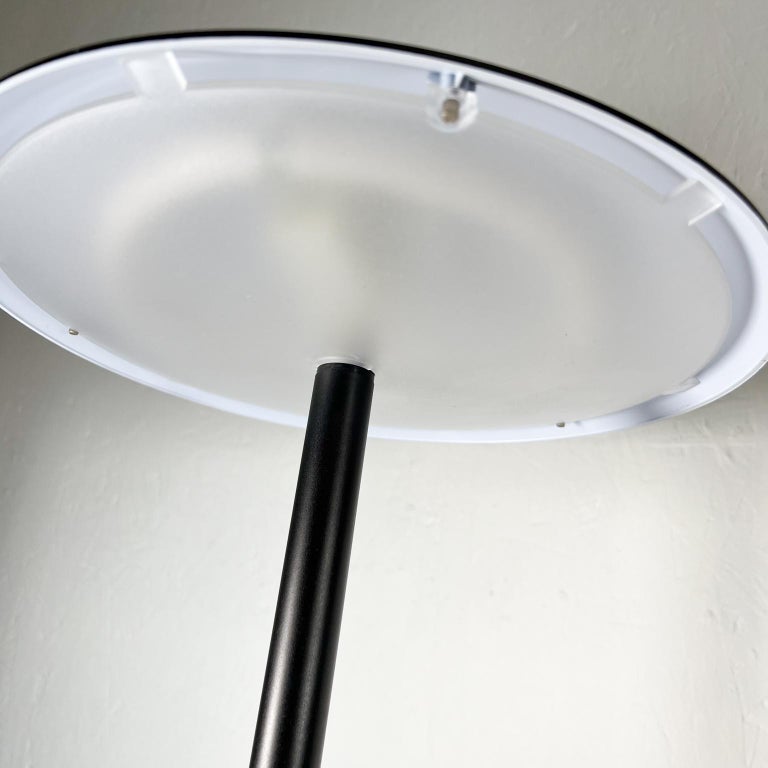 1990s Knoll Telescopic Table Lamps Black and White by John Rizzi and ...