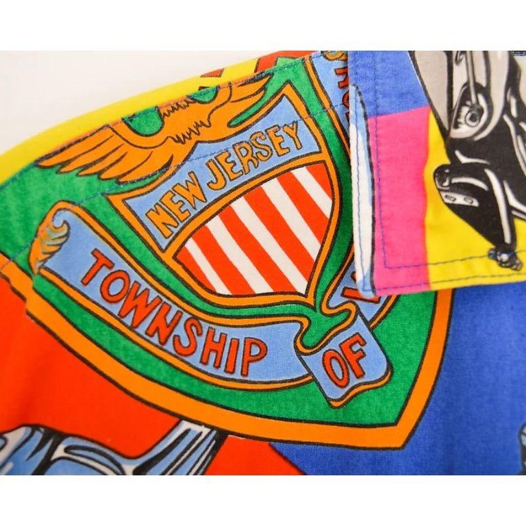 1990's Loud Vintage Gianni Versace 'Betty Boop' Colourful Pattern ...