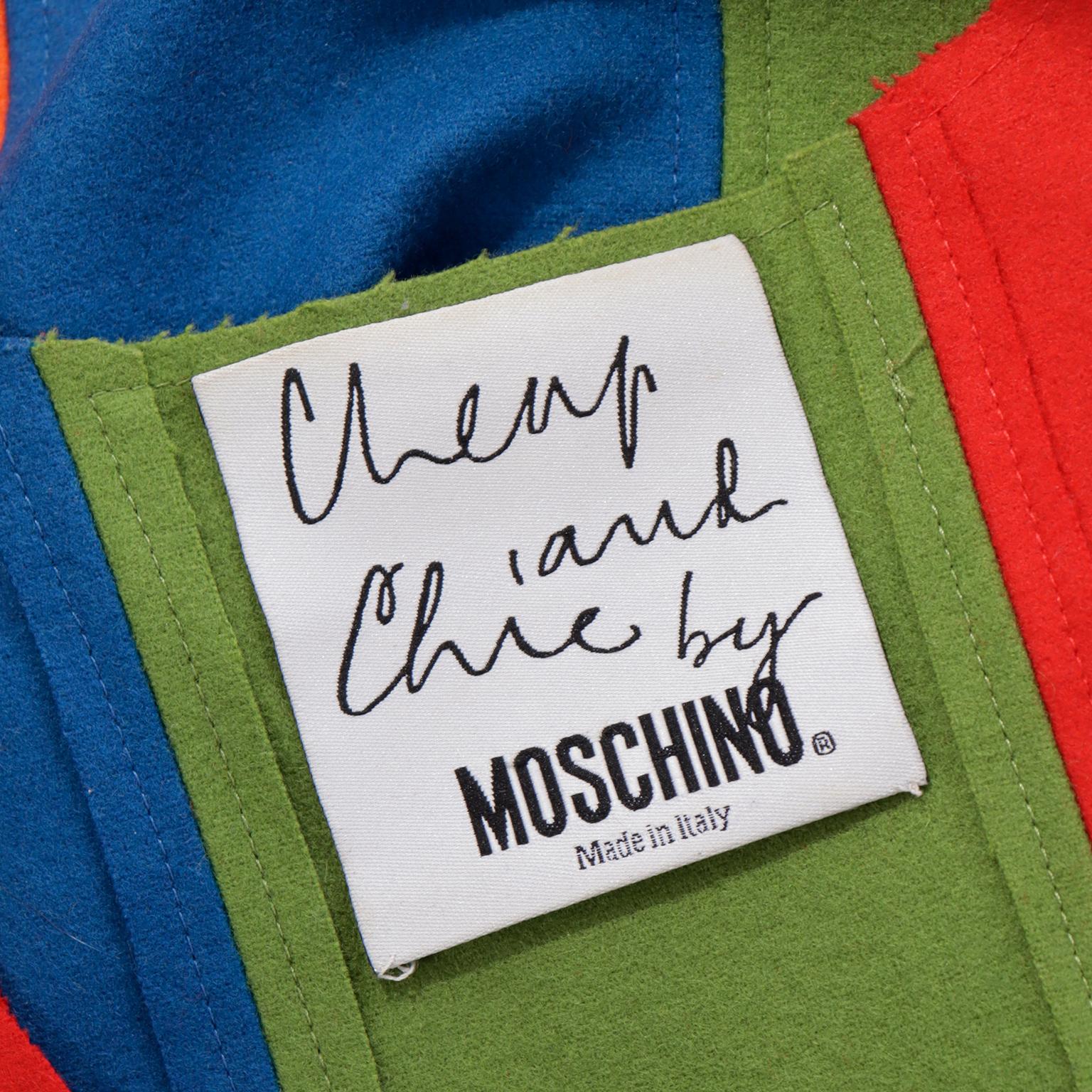 1990s Moschino Jester Vertical Striped Multi Colored Vest With Bells ...