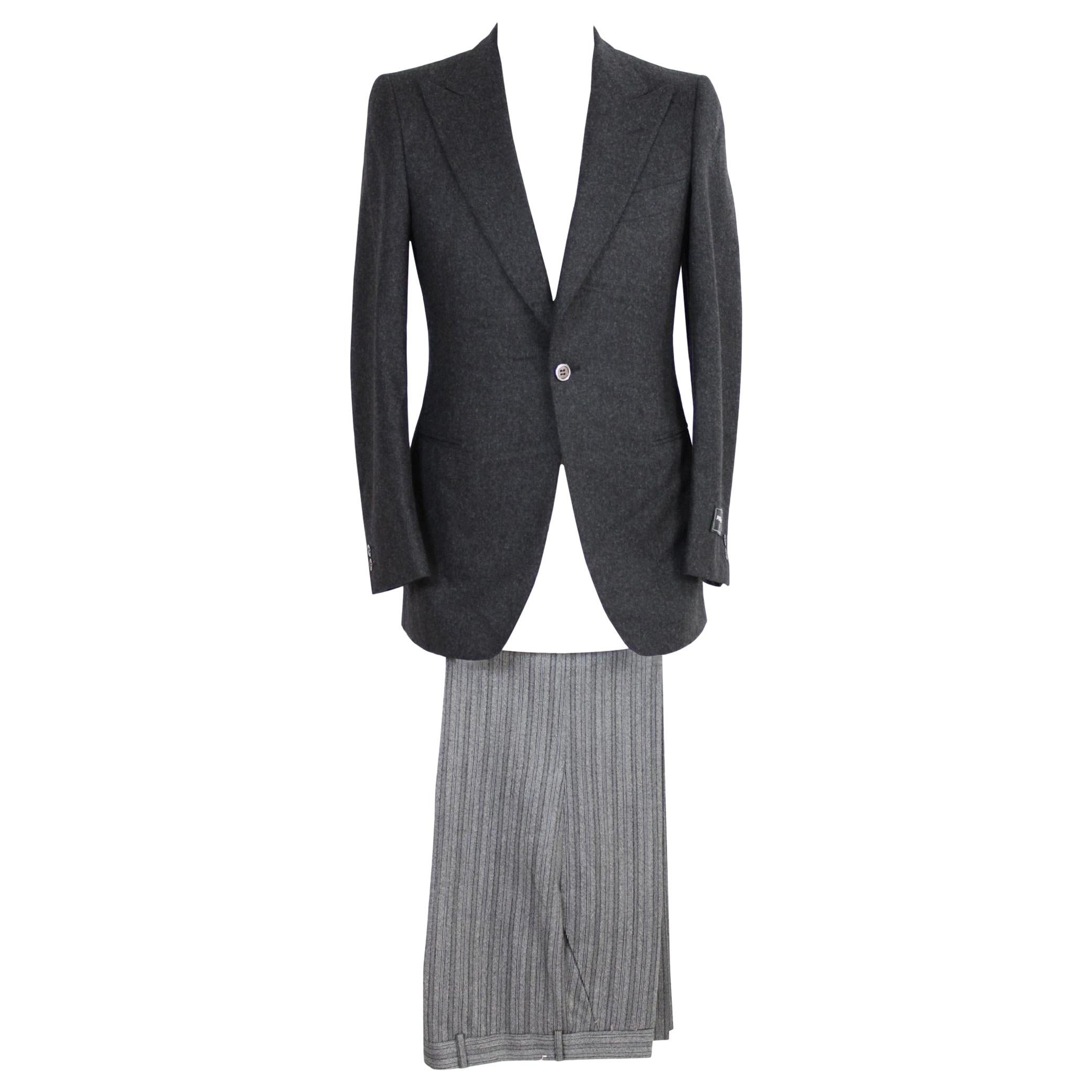 Mark and Syrie 1985 Queen Elizabeth Linen Pantsuit at 1stDibs
