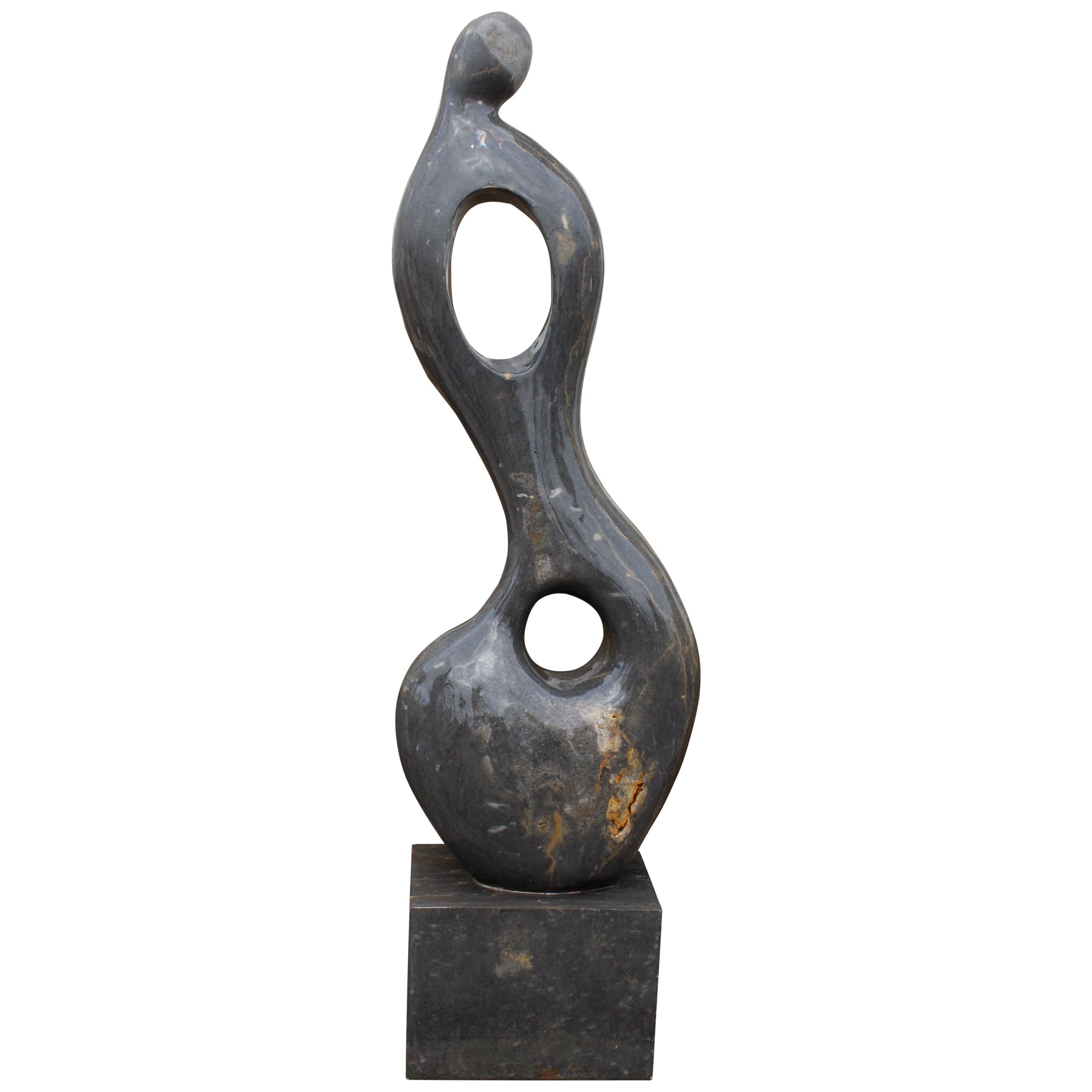 "Portrait of a Woman" Modern Abstract Sculpture by Klara Sever at 1stDibs