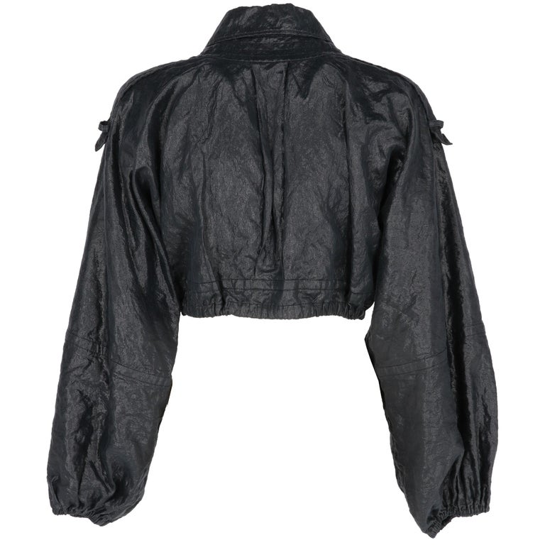 1990s Pollini Blue Short Jacket at 1stDibs