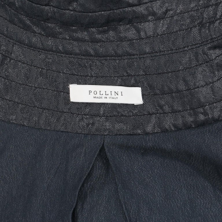 1990s Pollini Blue Short Jacket at 1stDibs