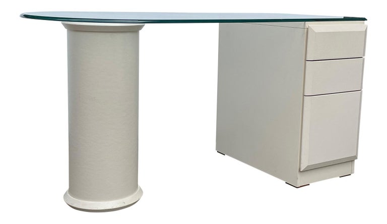 1990s Postmodern Black and White Interchangeable Desks, a Pair For Sale ...