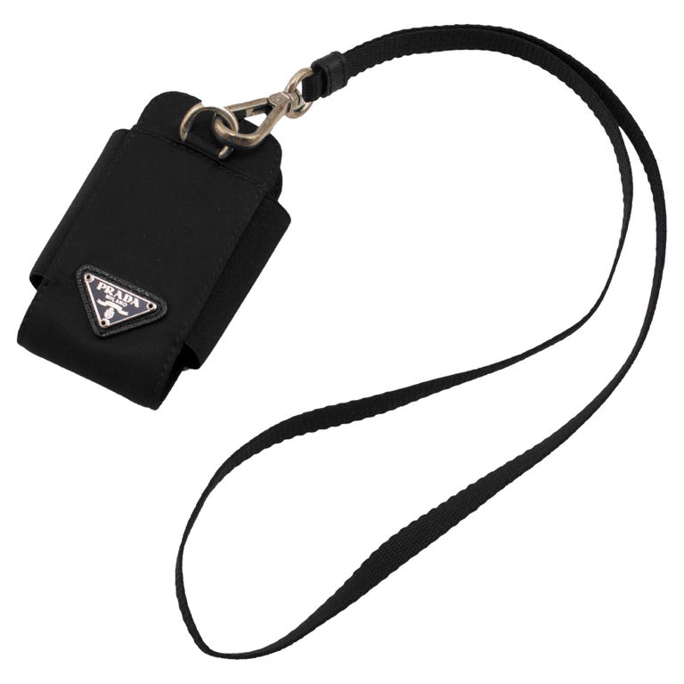 1990s Prada Black Nylon Lanyard For Sale at 1stDibs
