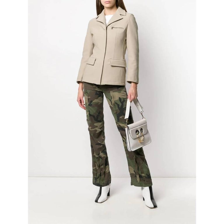 1990s Prada Dove Grey Jacket at 1stDibs