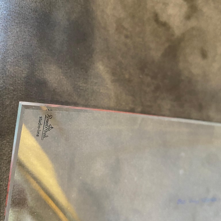 1990s Rosenthal Campbell Soup Glass Square Vide Poche Designed by Andy ...