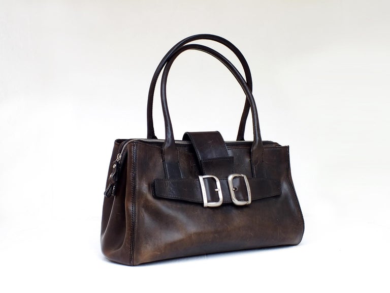 1990s the Bridge Design Leather Great Bag Years '1990 Perfect Condition ...