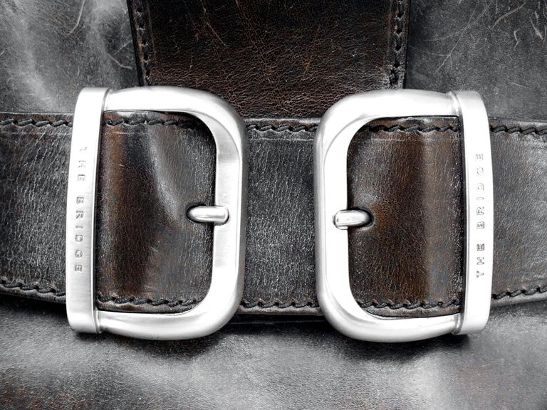 1990s the Bridge Design Leather Great Bag Years '1990 Perfect Condition ...