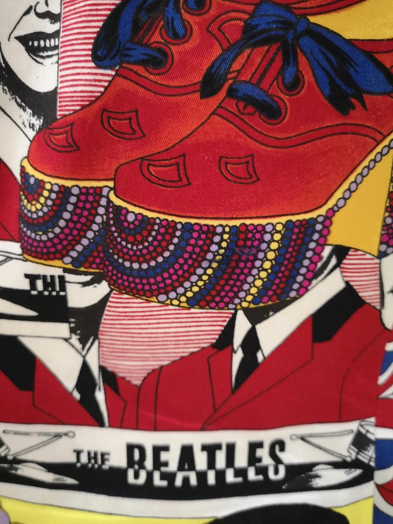 1990s Versace Beatles waistcoat / gilet For Sale at 1stDibs