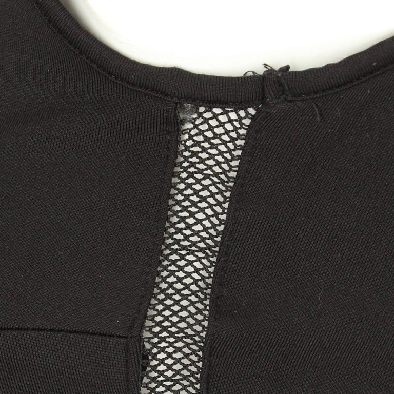 1990s Versace Intensive Black Top For Sale at 1stDibs
