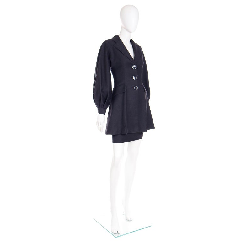 1990s Vintage Christian Dior Demi Couture Numbered Peplum Jacket and ...