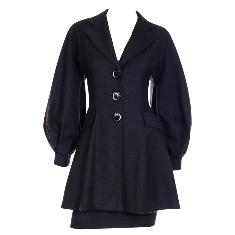 1990s Vintage Christian Dior Demi Couture Numbered Peplum Jacket and ...