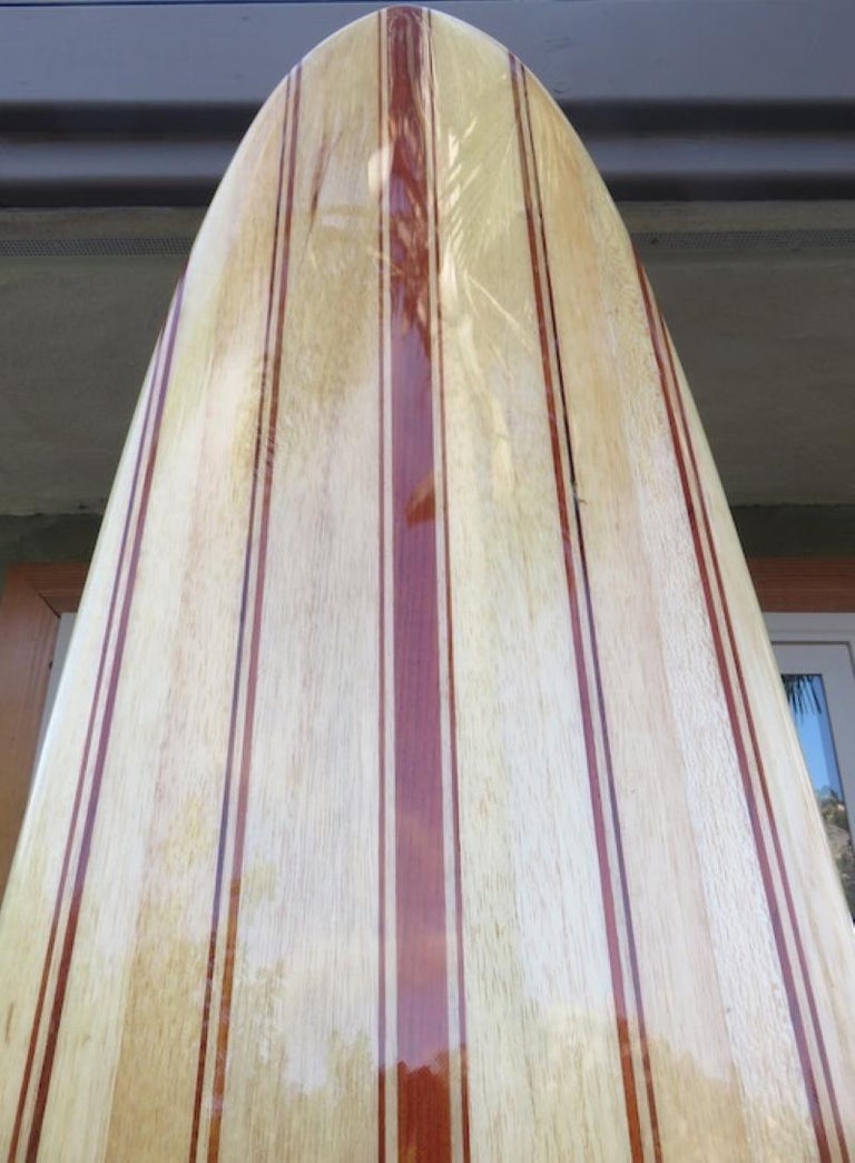 1990s Vintage Dale Velzy Shaped Balsawood Longboard For Sale at 1stDibs