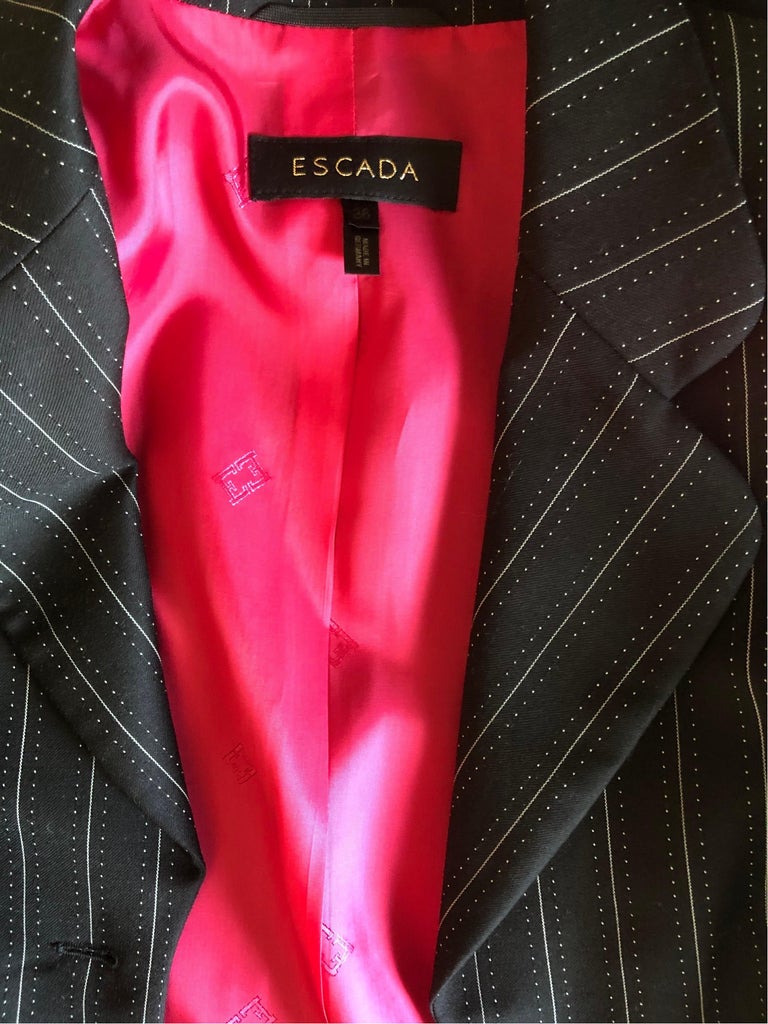 1990's Vintage Escada blazer jacket For Sale at 1stDibs