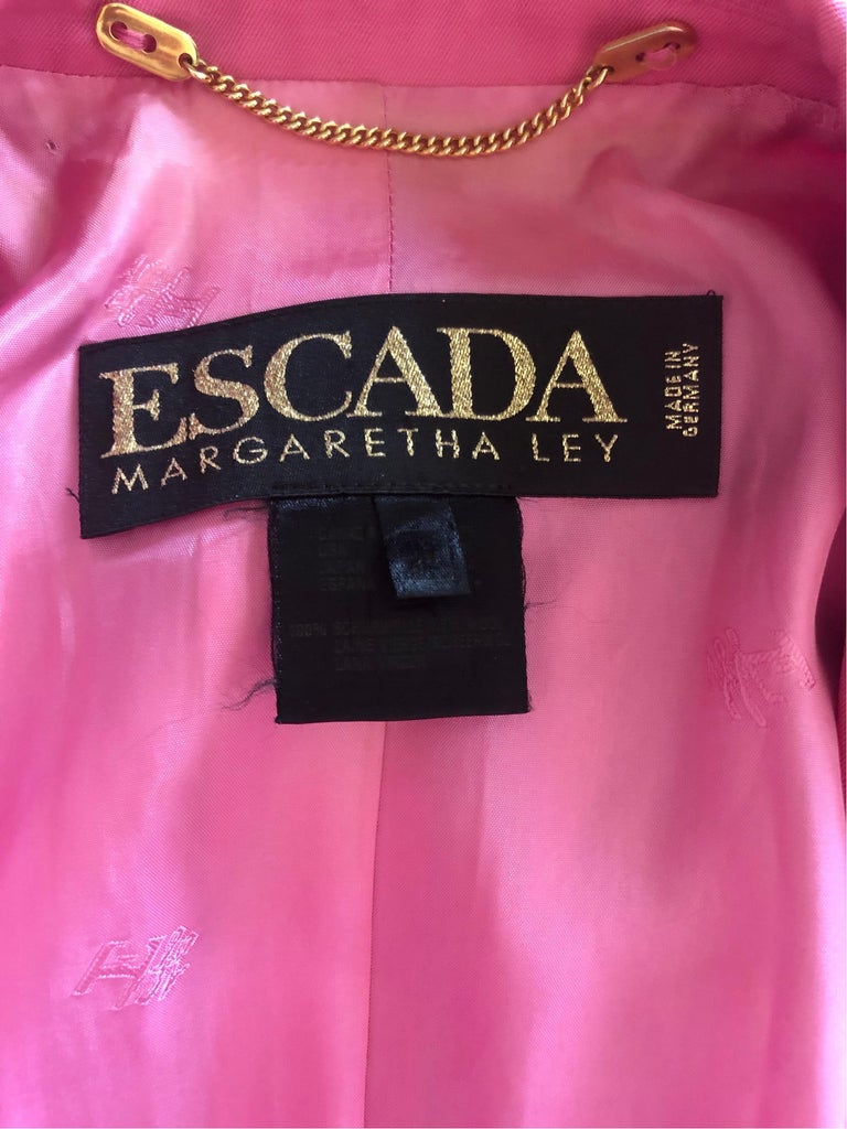 1990's Vintage Escada by Margaretha Ley blazer For Sale at 1stDibs