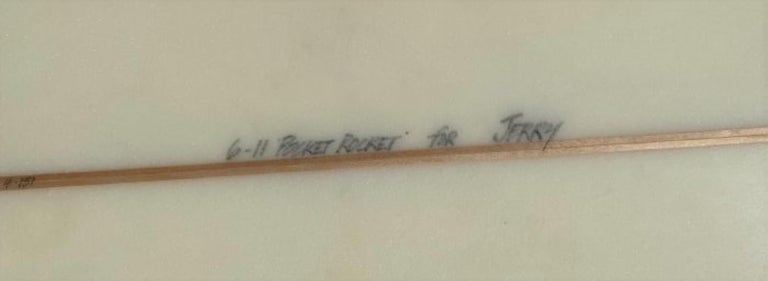 1990s Vintage Gerry Lopez Tiger Stripe Surfboard at 1stDibs