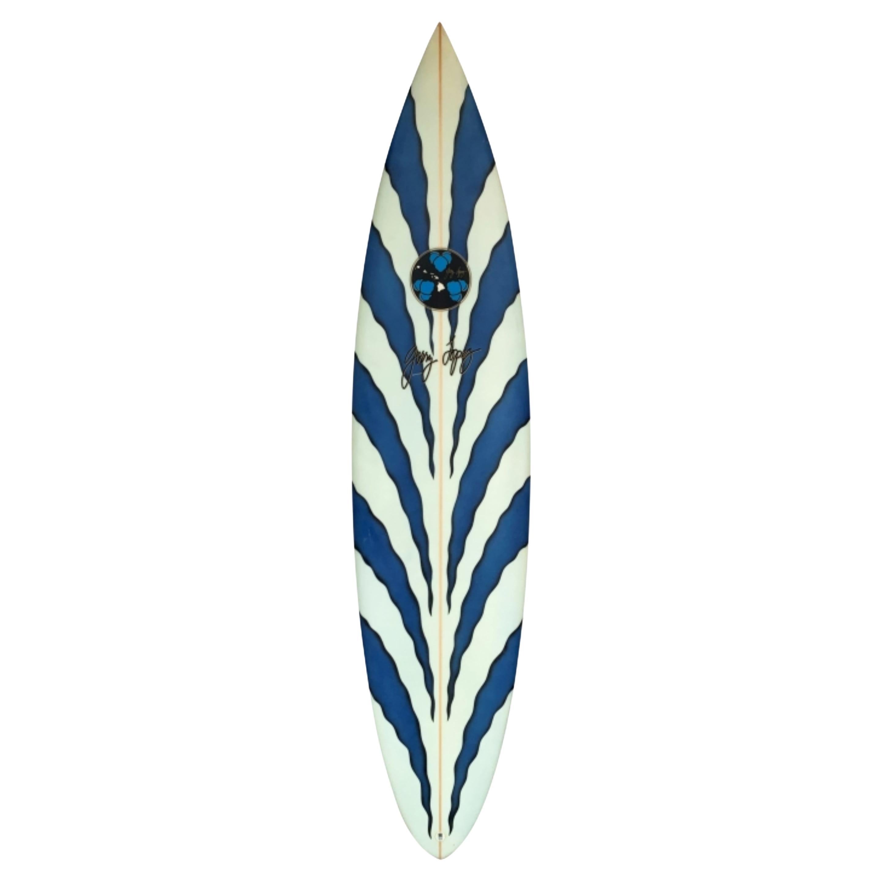 1990s Vintage Gerry Lopez Tiger Stripe Surfboard at 1stDibs | greater ...