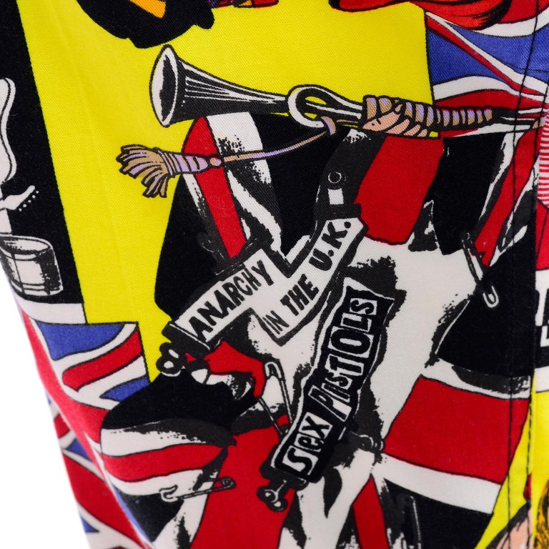 1990s Vintage Gianni Versace Jeans Couture Rock n Roll Royalty Pants ...