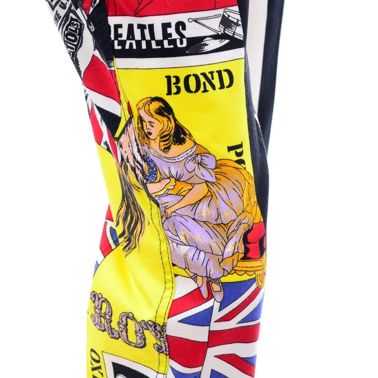 1990s Vintage Gianni Versace Jeans Couture Rock n Roll Royalty Pants ...