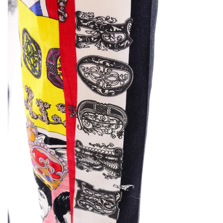 1990s Vintage Gianni Versace Jeans Couture Rock n Roll Royalty Pants ...