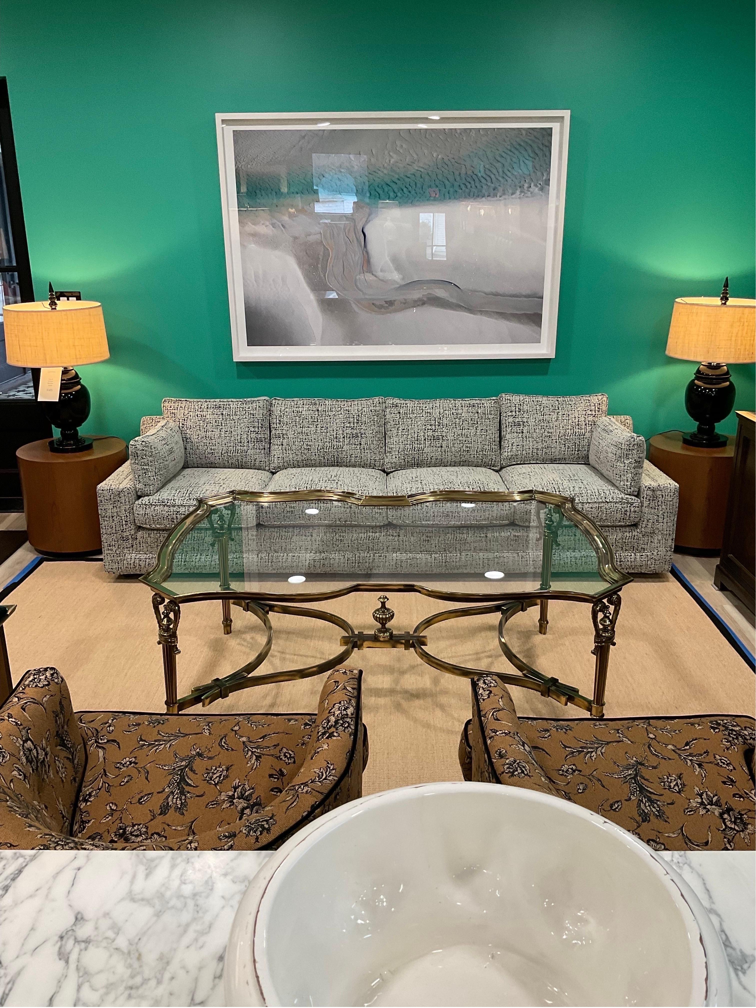 1990s Vintage Solid Brass Maitland Smith Venice Coffee Table at 1stDibs