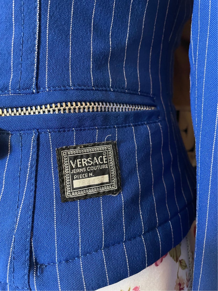 1990s vintage Versace jacket For Sale at 1stDibs
