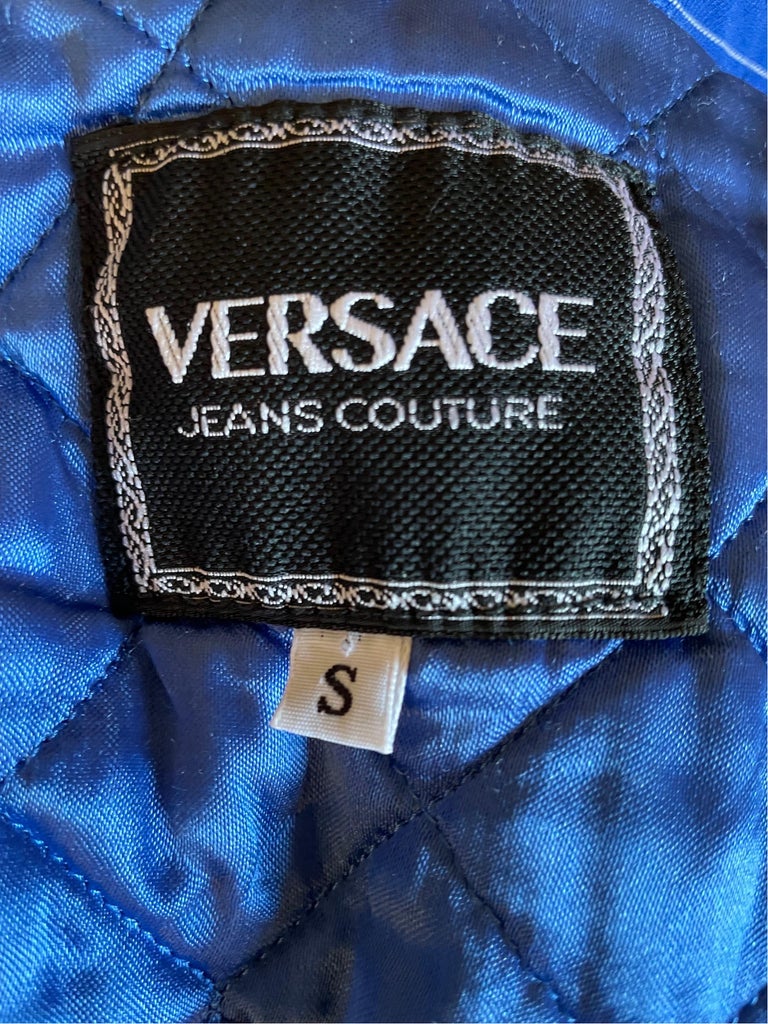 1990s vintage Versace jacket For Sale at 1stDibs