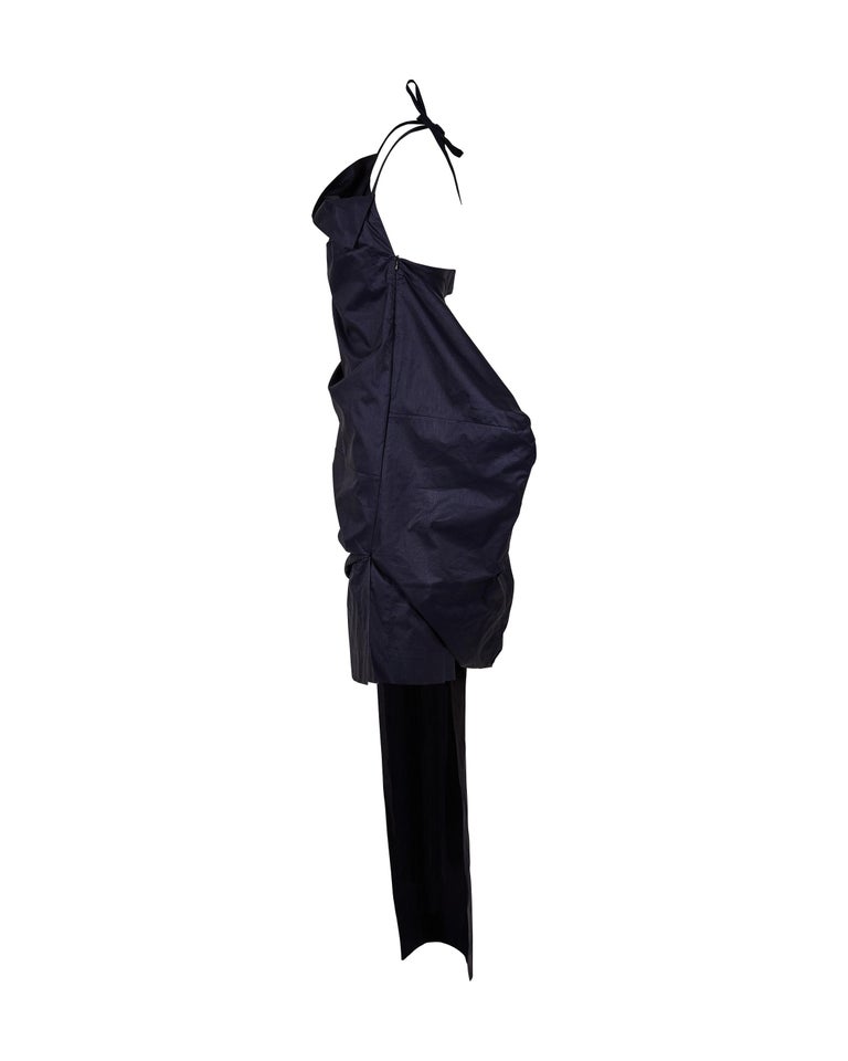 1990's Vivienne Westwood Sculptural Black Asymmetrical Dress For Sale ...