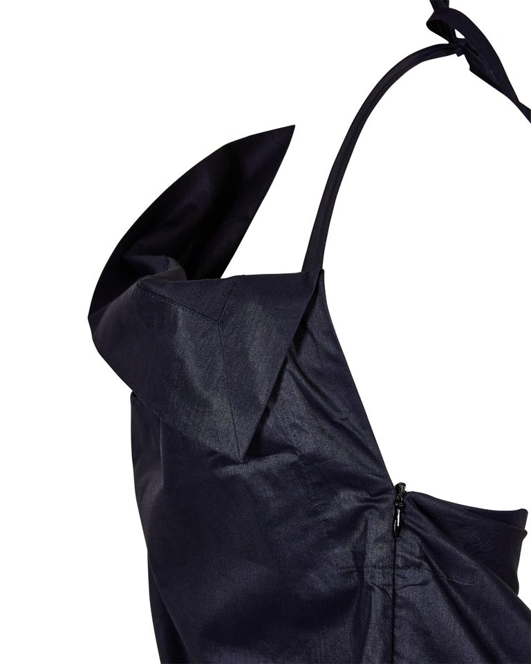1990's Vivienne Westwood Sculptural Black Asymmetrical Dress For Sale ...