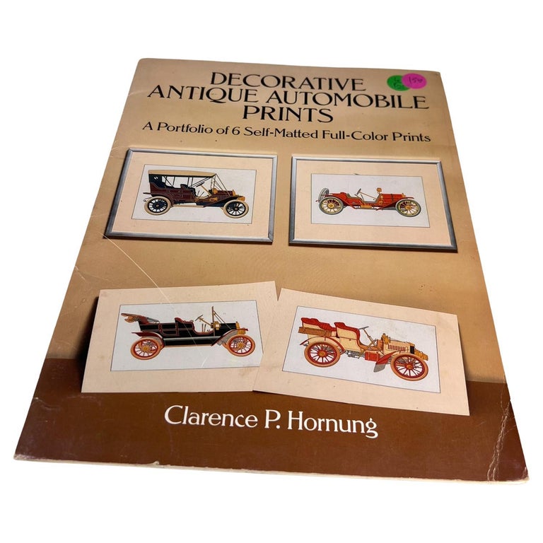 1991 Decorative Antique Automobile Prints Portfolio of 6 Clarence P ...