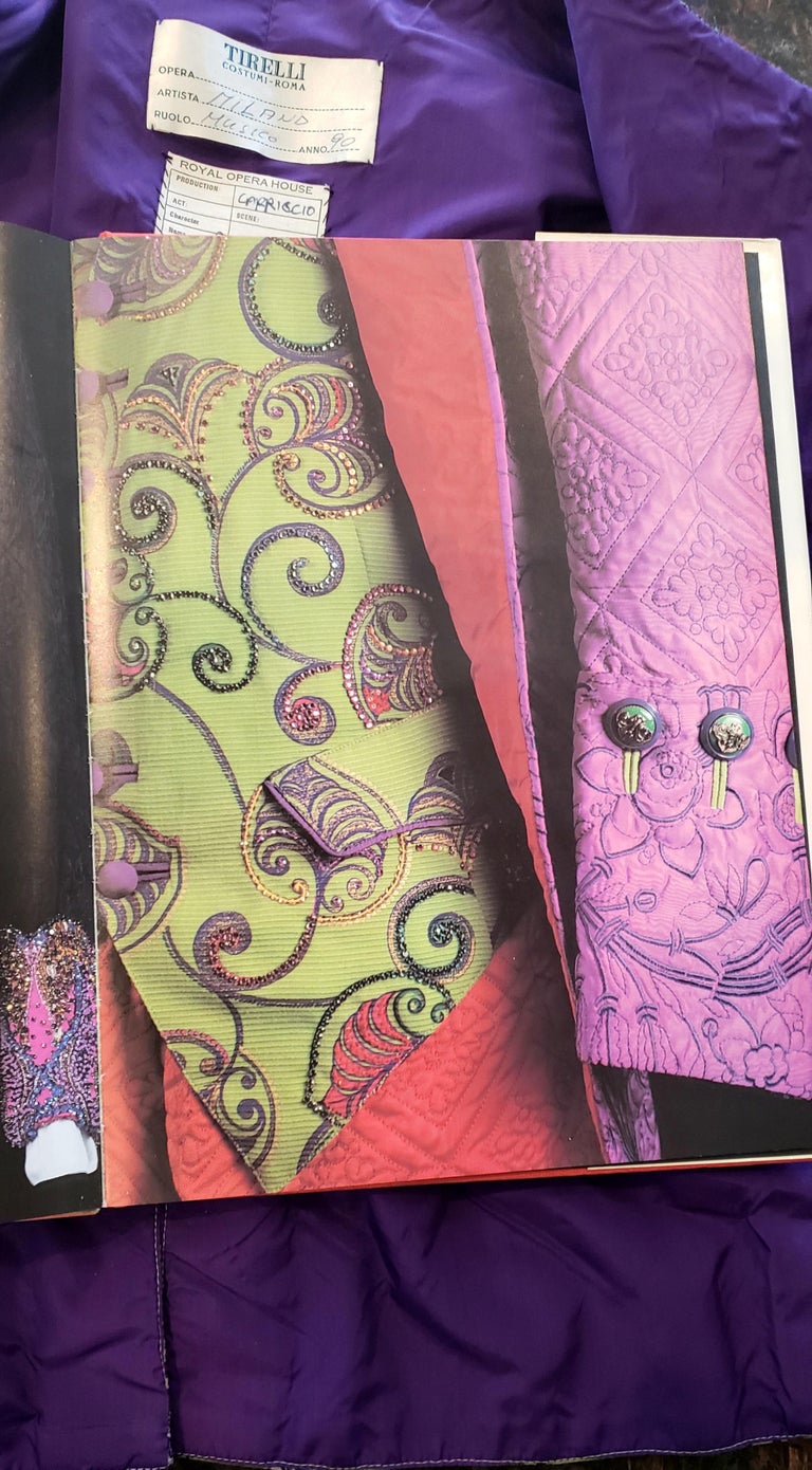 1991 GIANNI VERSACE PRIVATE COLLECTION SILK TWILL WAISTCOAT w/ SEQUIN ...