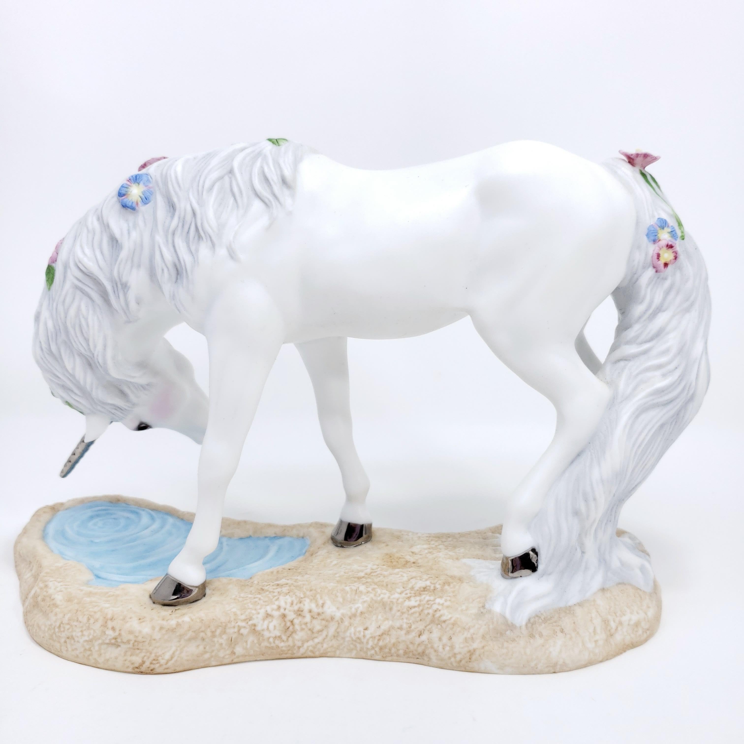 1991 Princeton Gallery Porcelain Unicorns "Love's Purity" For Sale at ...