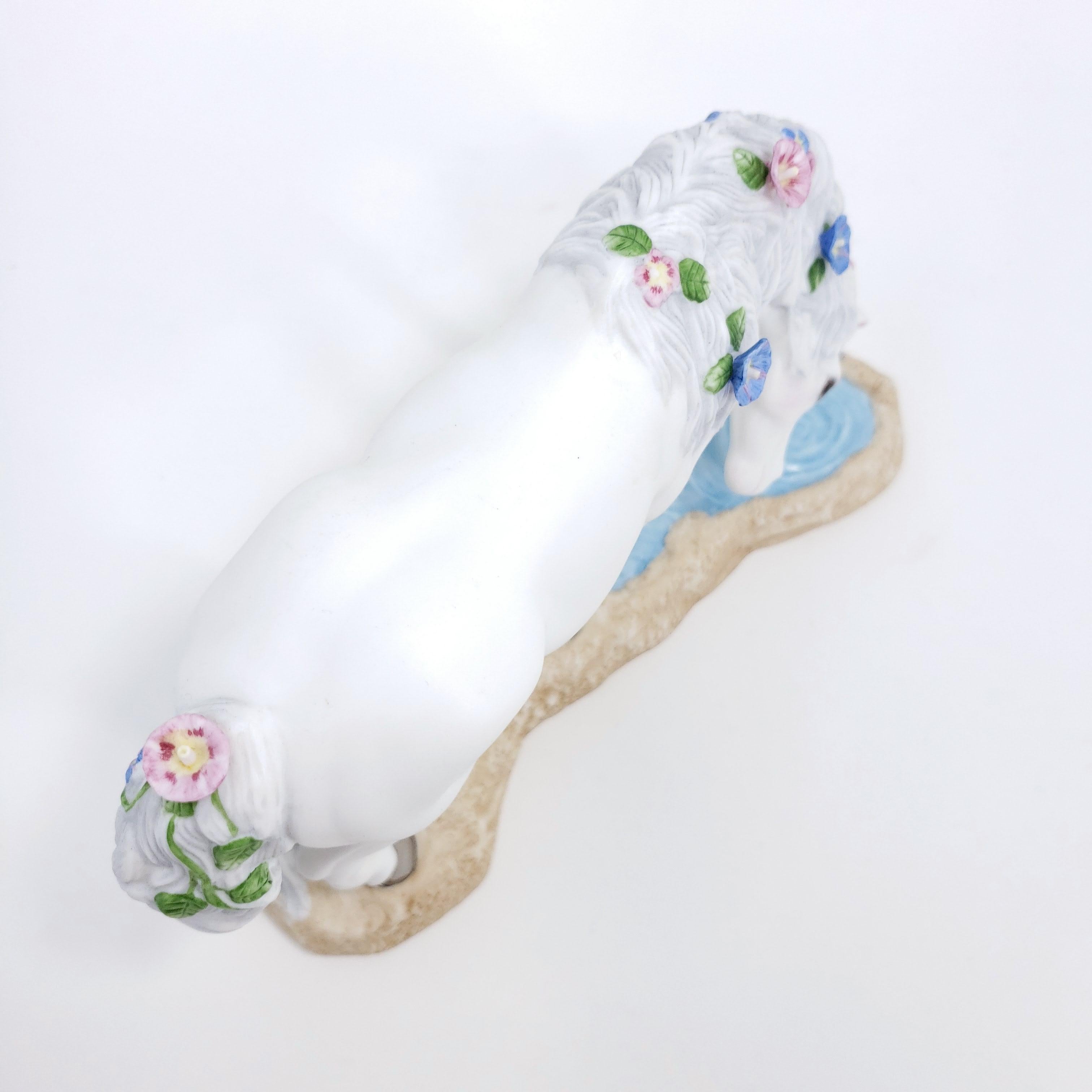 1991 Princeton Gallery Porcelain Unicorns "Love's Purity" For Sale at ...