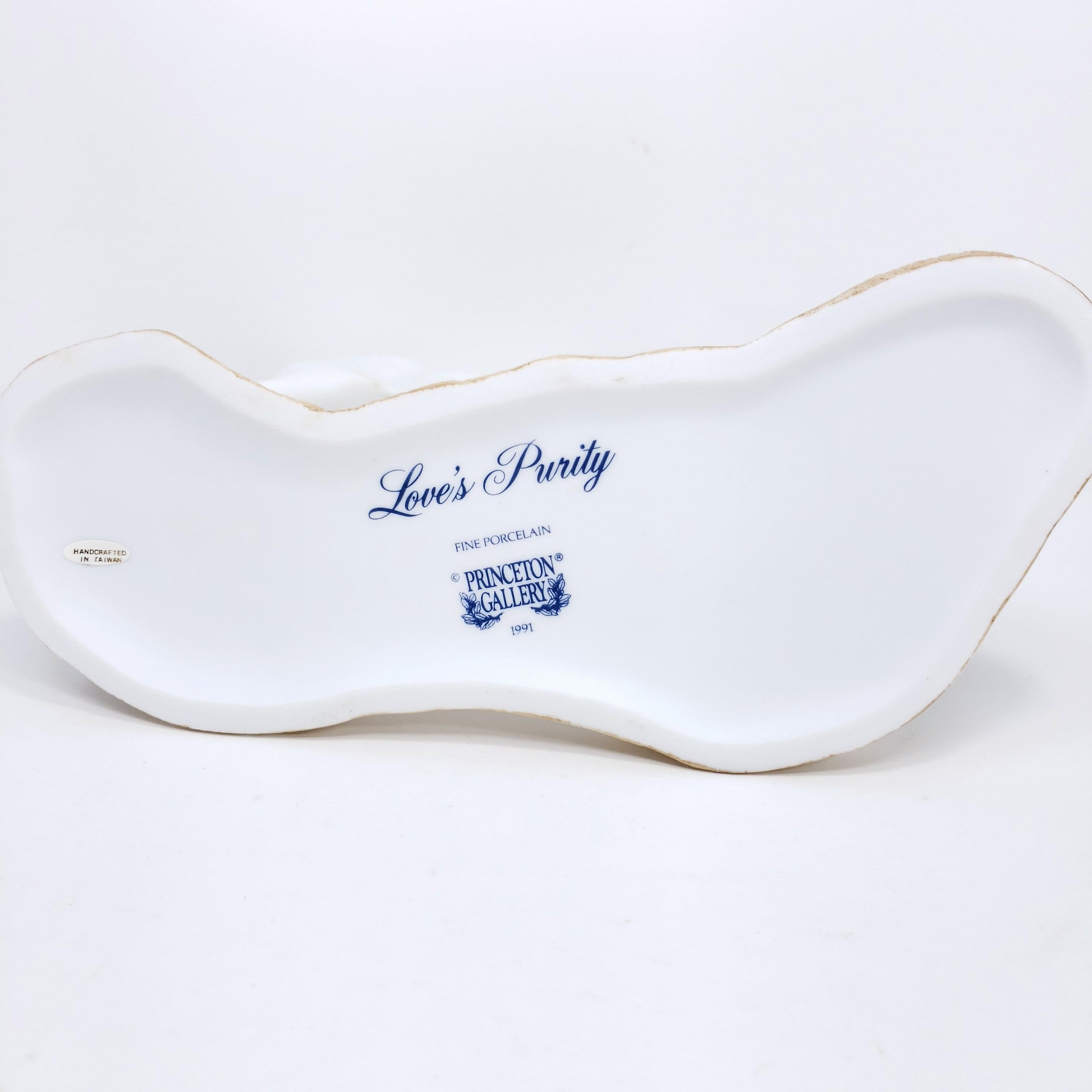 1991 Princeton Gallery Porcelain Unicorns "Love's Purity" For Sale at ...