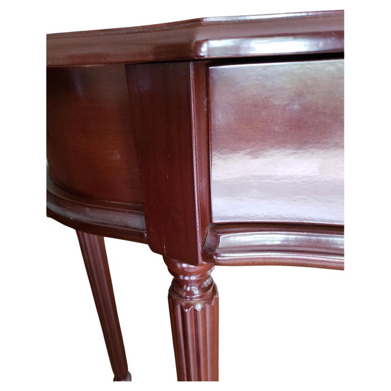 1993 Bombay Furniture Mahogany Wood Console Table at 1stDibs | bombay ...