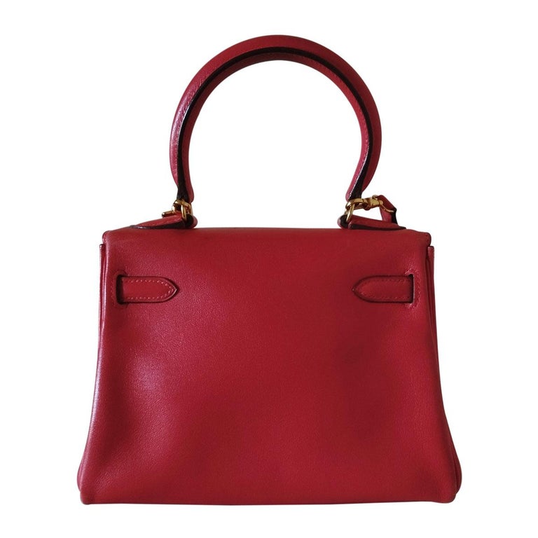 1993 Hermès Mini Kelly 20 Red For Sale at 1stDibs
