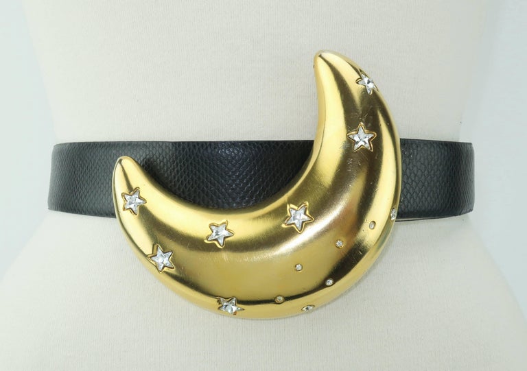 1993 Margarita Barrera Giant Moon and Stars Belt Buckle at 1stDibs ...