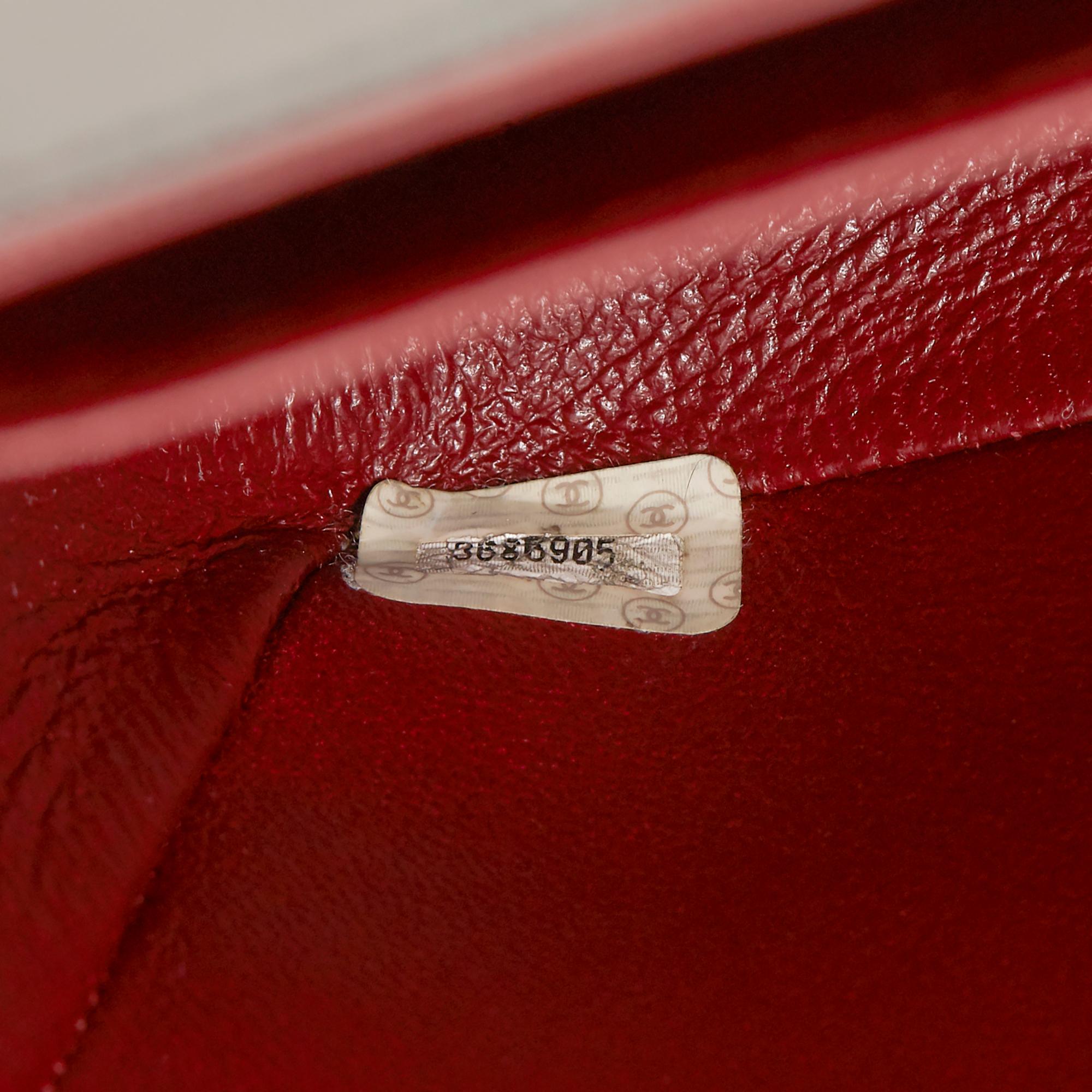 1994 Chanel Black Quilted Lambskin Vintage Jumbo XL Flap Bag at 1stDibs