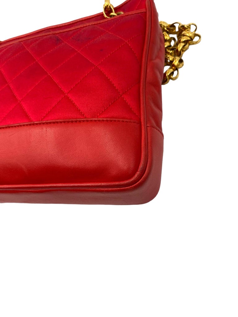 1994 Chanel Camera Bag Red Vintage Shoulder Bag For Sale at 1stDibs