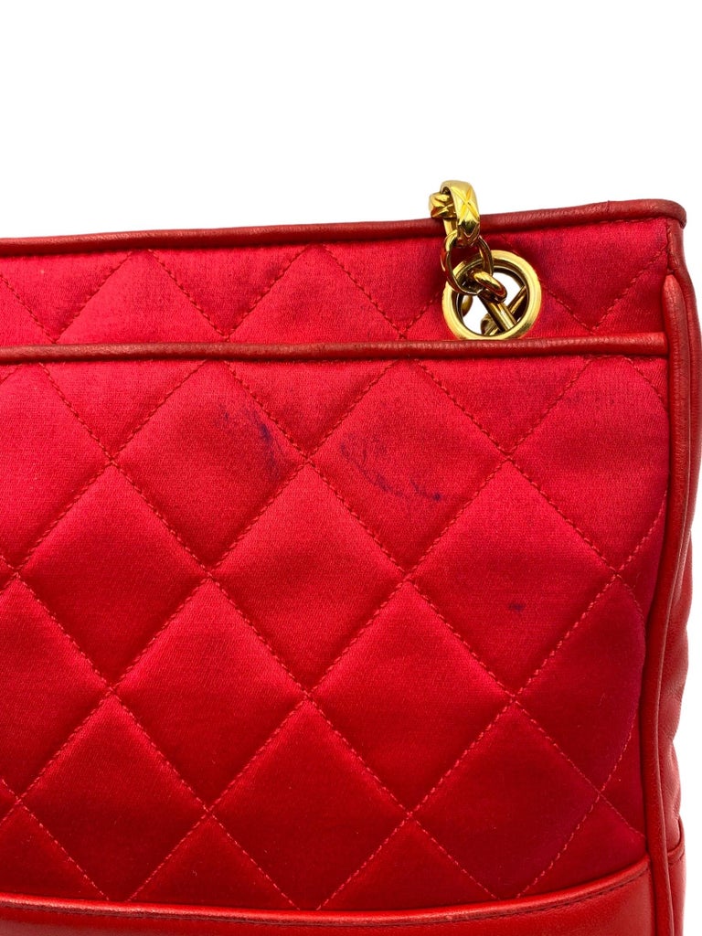 1994 Chanel Camera Bag Red Vintage Shoulder Bag For Sale at 1stDibs