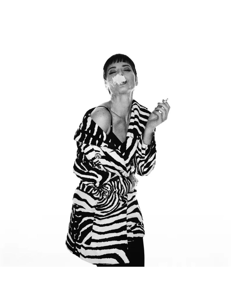 1994 DOLCE and GABBANA faux leopard fur RUNWAY coat For Sale at 1stDibs